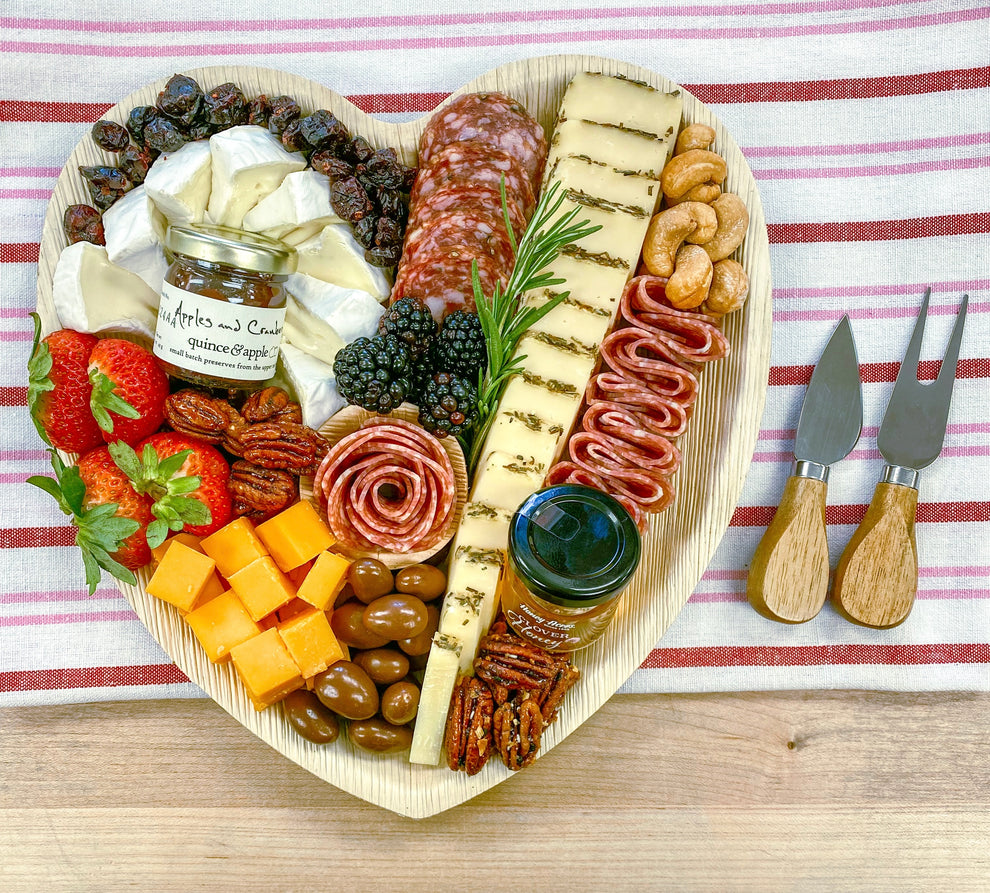 Heart-Shaped Board – Madison Cheese Boards